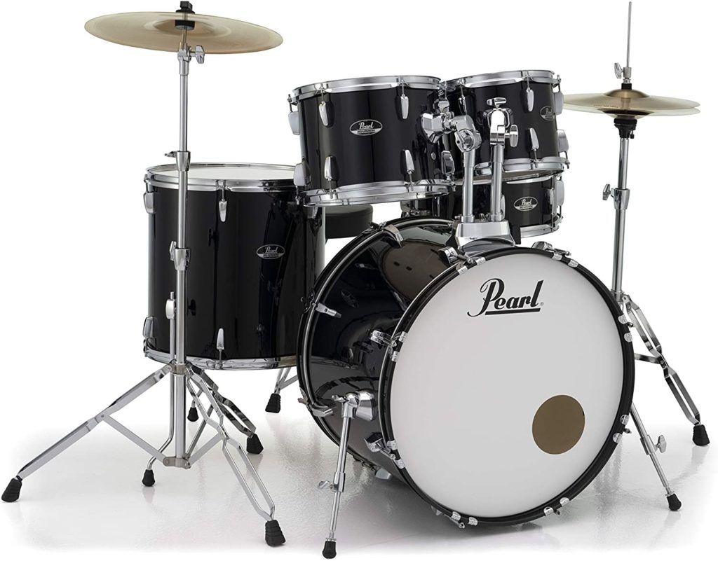 Pearl 5 piece drum set with Cymbals and stands - CMOShop